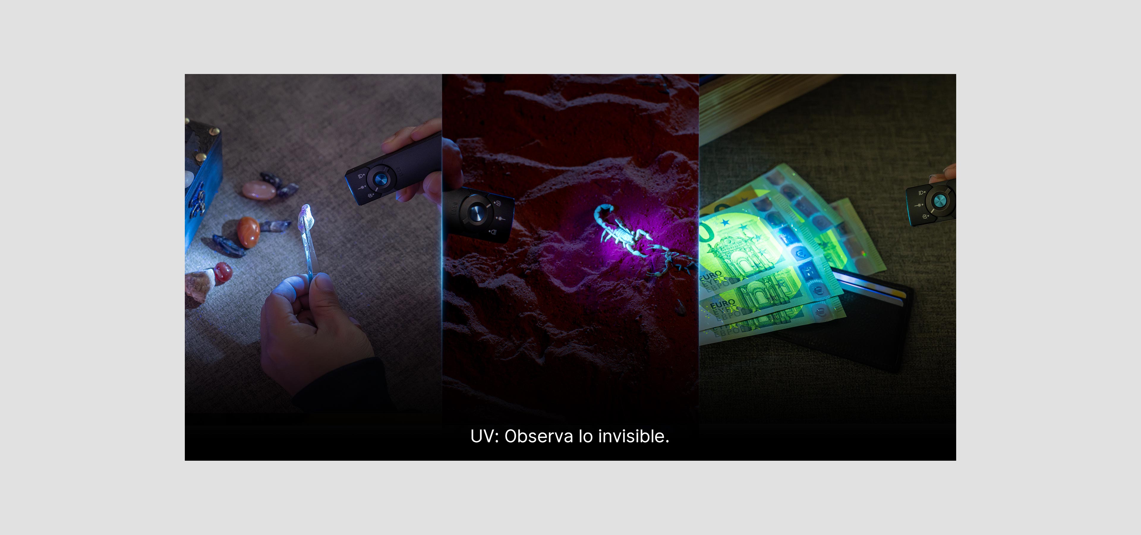 Linterna EDC plana con 3 fuentes de luz Olight Arkfeld Pro - Olight España
